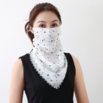 Fashion Chiffon Face Mask Scarf (Adjustable Length,Multi Colors ...